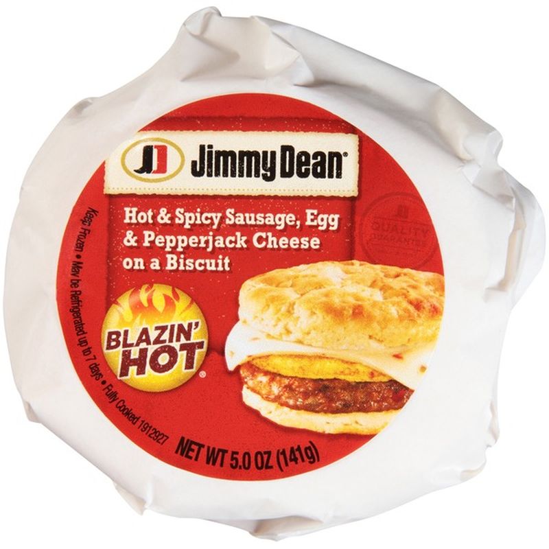 Jimmy Dean Blazin' Hot® Hot & Spicy Sausage, Egg & Pepperjack Cheese on ...