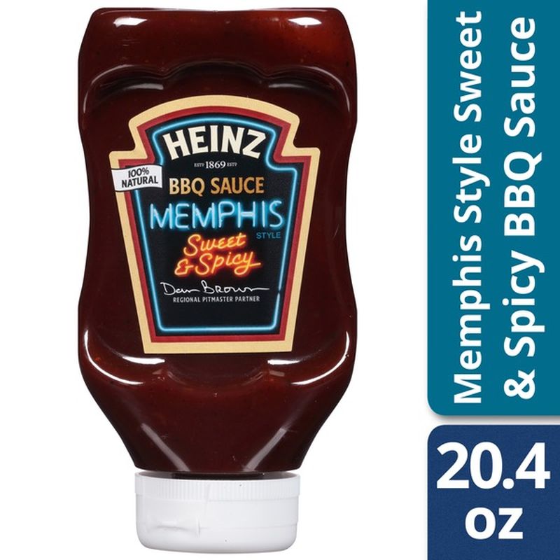 Heinz Memphis Style Sweet & Spicy BBQ Sauce (20.4 oz) - Instacart