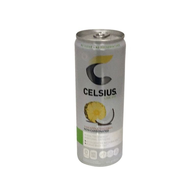 Celsius Fitness Drink, Pineapple Coconut (12 oz) - Instacart