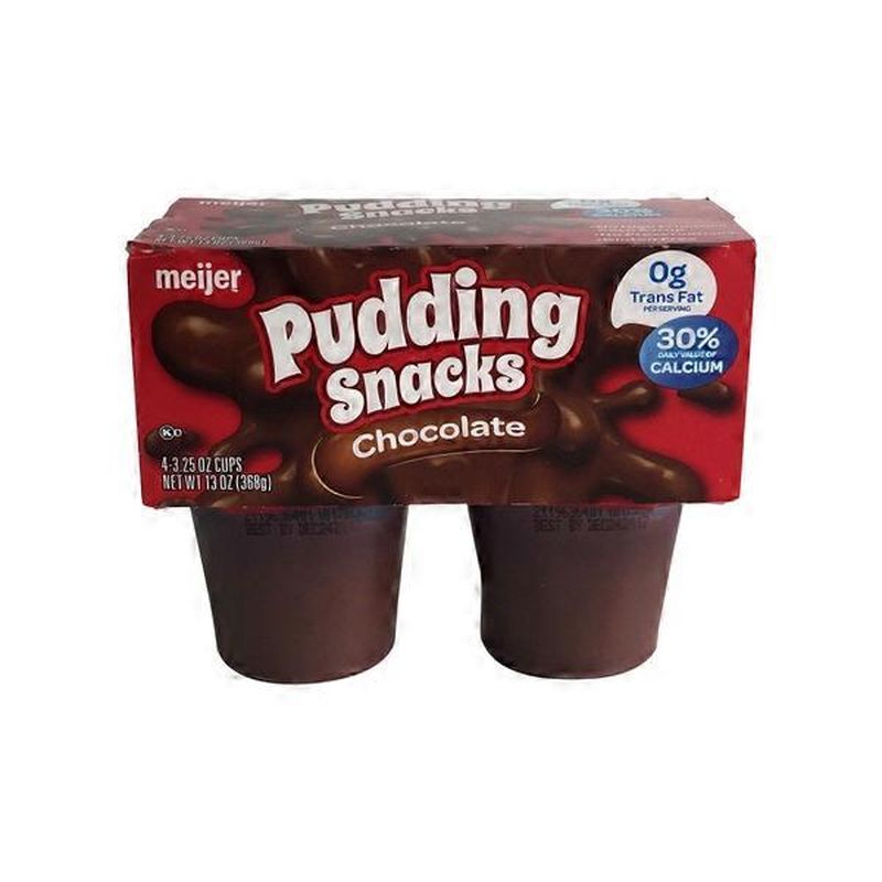 Meijer Chocolate Pudding Snacks (4 ct) Delivery or Pickup Near Me ...