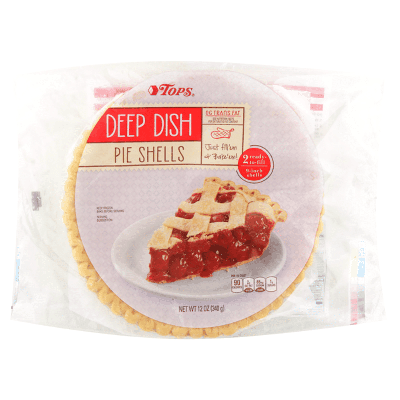Tops Deep Dish Pie Shells (12 oz) - Instacart