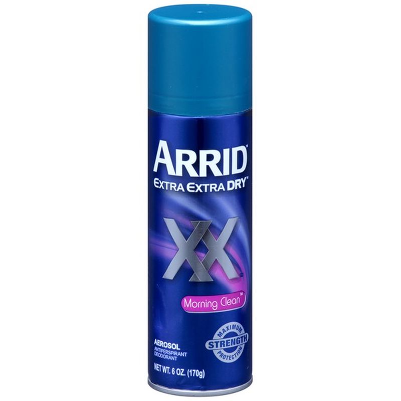 Arrid Xx Extra Extra Dry Aerosol Antiperspirant Deodorant, Morning ...