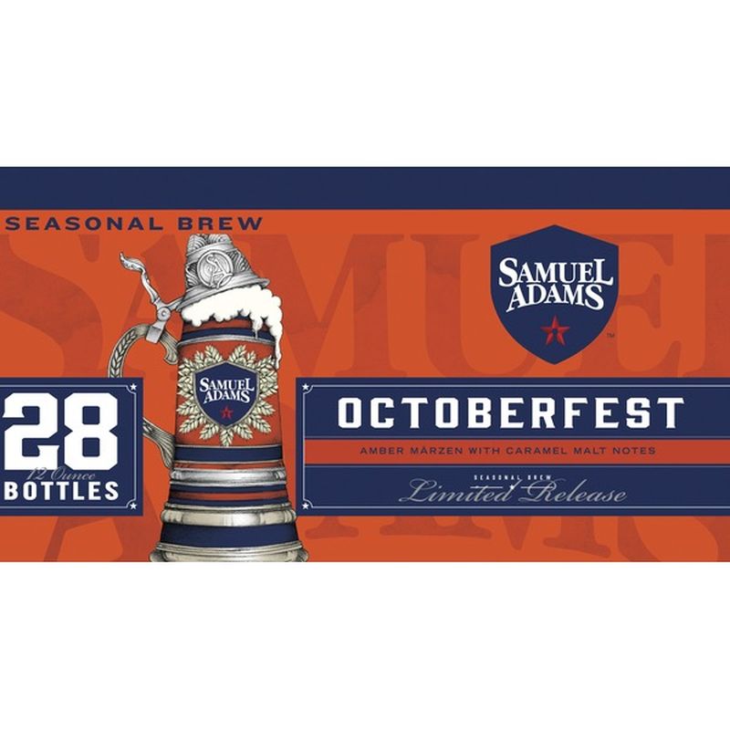 Samuel Adams OctoberFest Seasonal Beer (12 fl oz) - Instacart