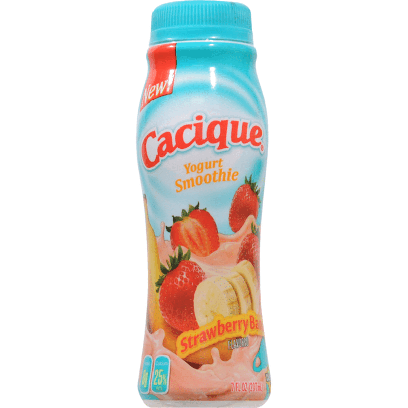 Cacique Strawberry Banana Flavored Low Fat Drinkable Yogurt (7 fl oz ...