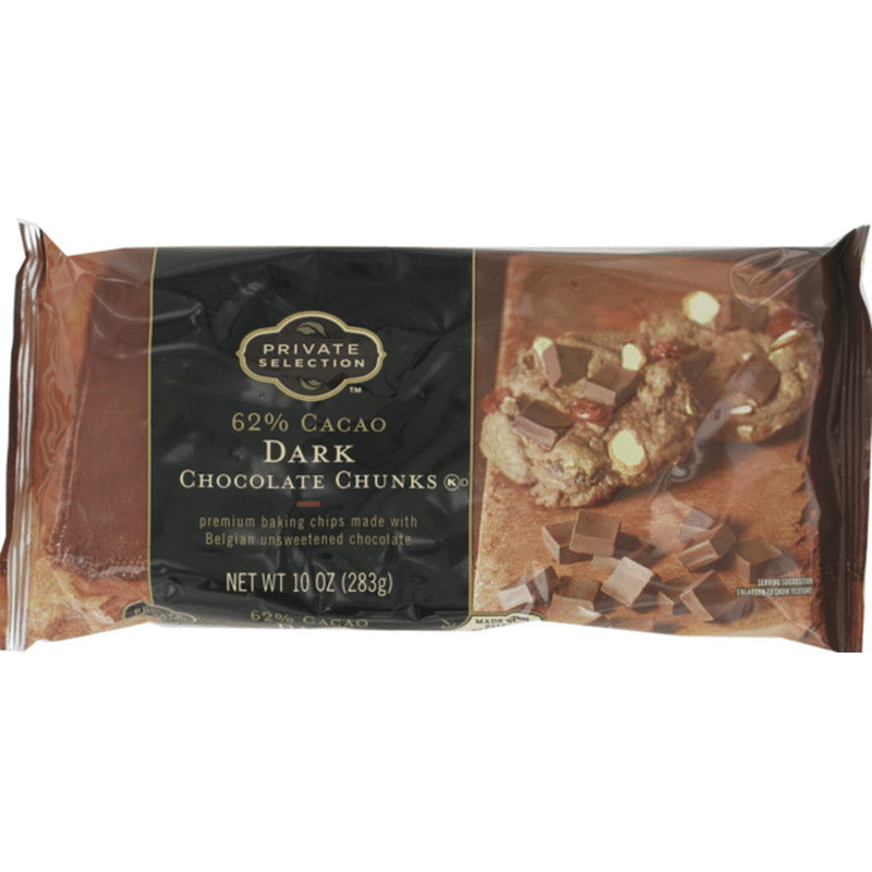 Private Selection Dark Chocolate Chunks (10 oz) - Instacart
