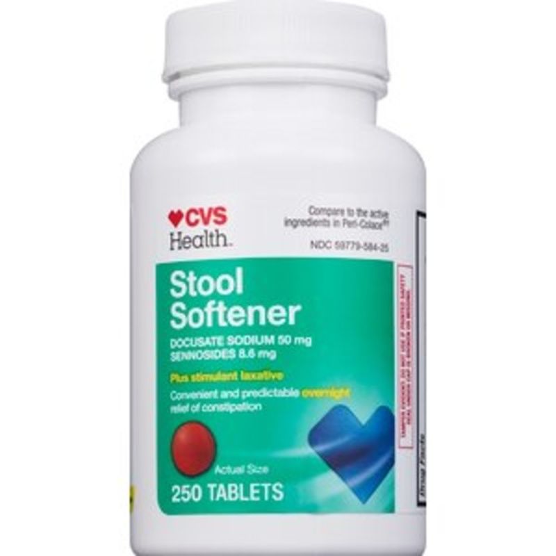 CVS Pharmacy Stool Softener Plus Stimulant Laxative Tablets (250 ct ...