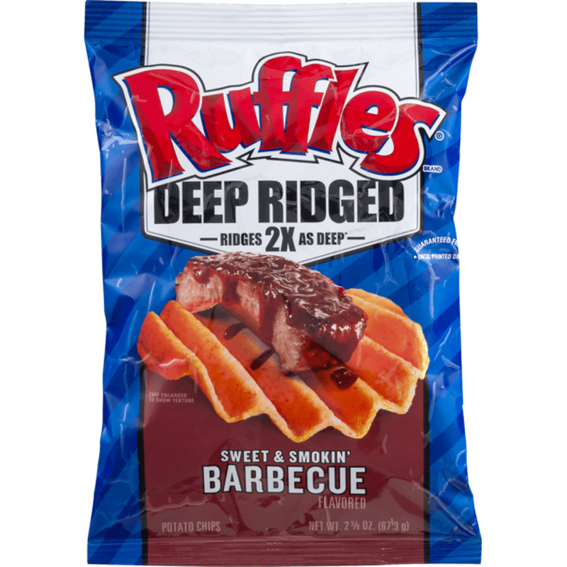 Ruffles Sweet & Smokin' Barbecue Potato Chips (2.375 oz) - Instacart
