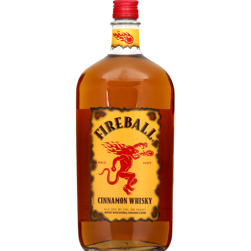Fireball Cinnamon Whiskey (1 L) - Instacart