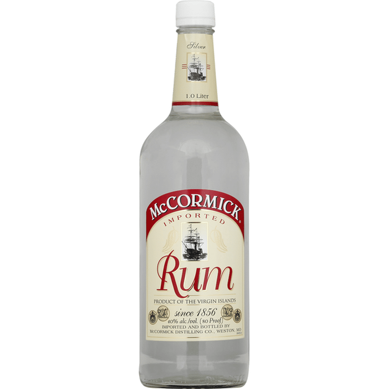 McCormick® Rum, Silver, Imported (1 L) - Instacart