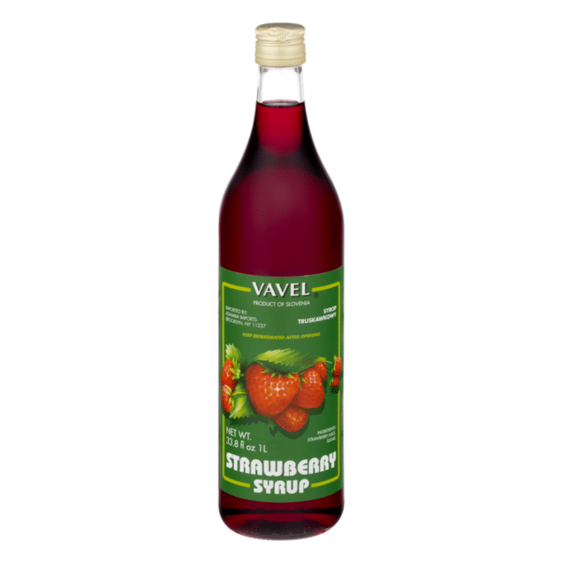 Vavel Strawberry Syrup (33.8 fl oz) - Instacart