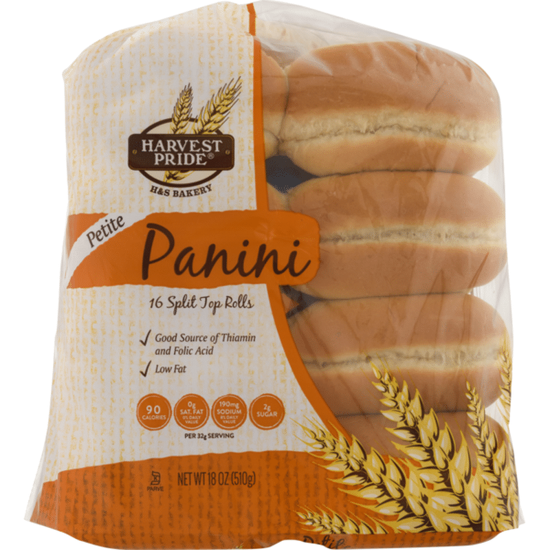 Harvest Pride Split Top Rolls Panini (18 oz) - Instacart
