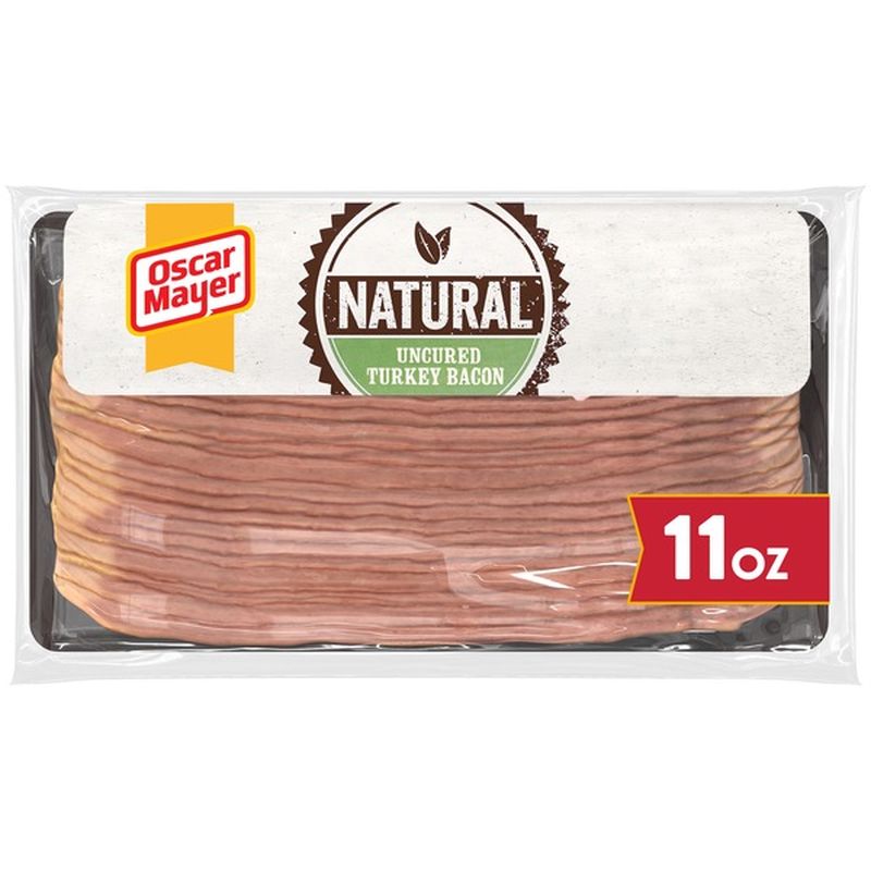 Oscar Mayer Turkey Bacon 50% less fat (11 oz) - Instacart