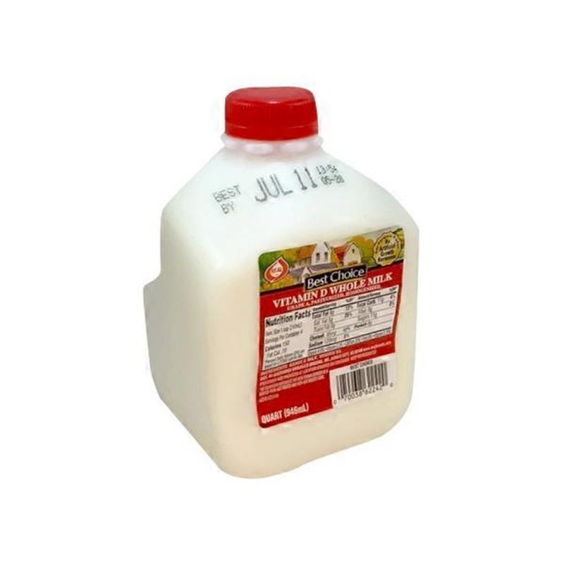 Best Choice Whole Milk (32 fl oz) - Instacart
