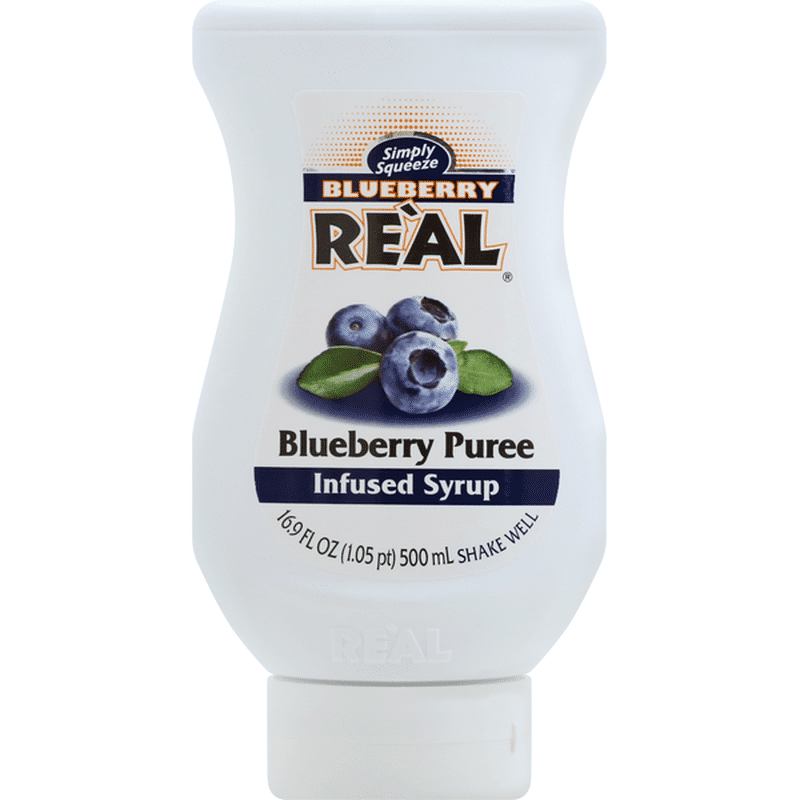 Real Infused Syrup, Blueberry Puree (16.9 oz) - Instacart