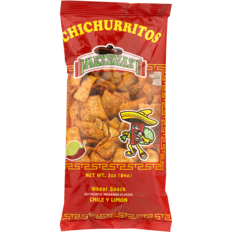 MexSnax Wheat Snack, Chichurritos, Sabor de Chile Y Limon (3 oz ...