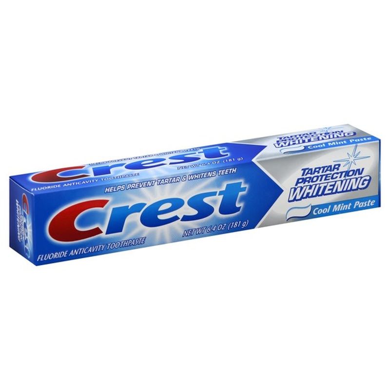 Crest Tartar Protection Cool Mint Flavor Toothpaste (6.4 oz) - Instacart