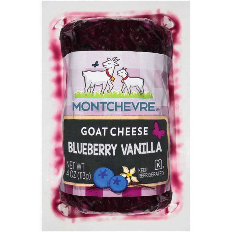Montchevre Blueberry Vanilla Goat Cheese (4 oz) - Instacart