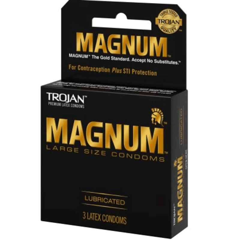 TROJAN MAGNUM LUBRICATED (3 ct) - Instacart
