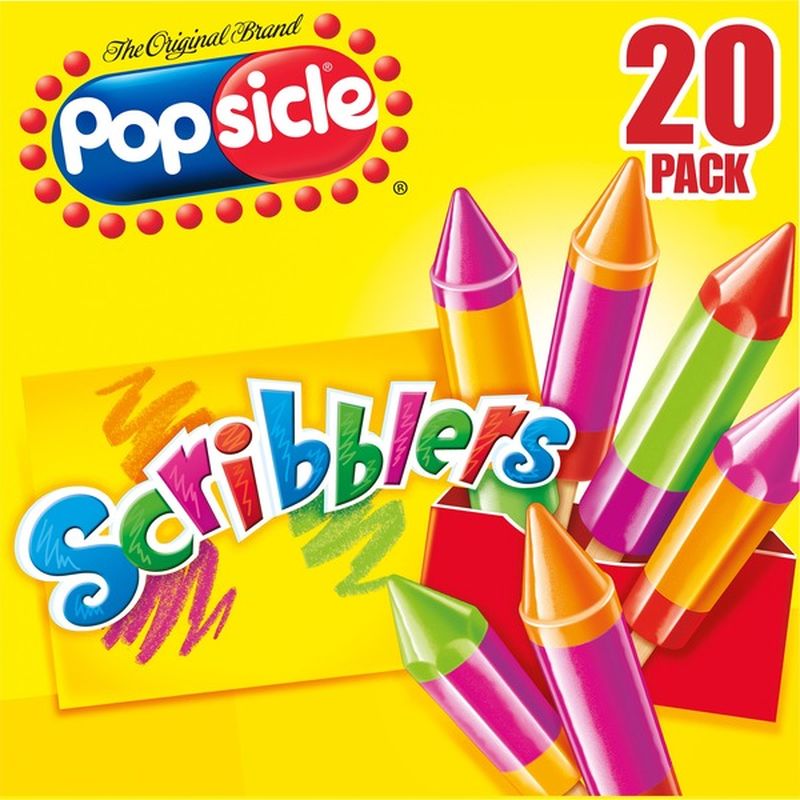 Popsicle Ice Pops Scribblers (20 ct) - Instacart