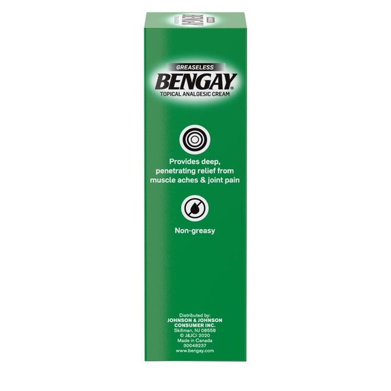 Bengay Greaseless Pain Relieving Cream (2 oz) - Instacart