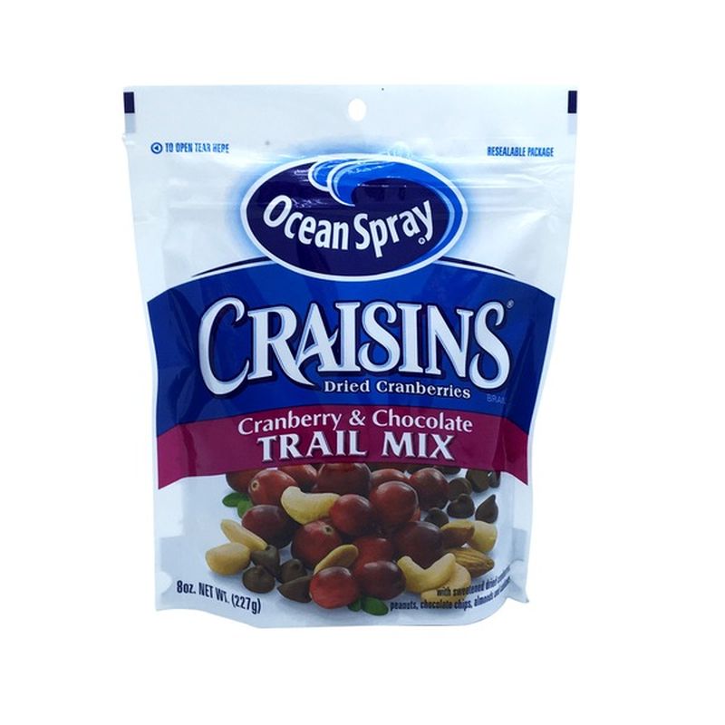 Craisins Cranberry & Chocolate Trail Mix Dried Cranberries (8 oz ...