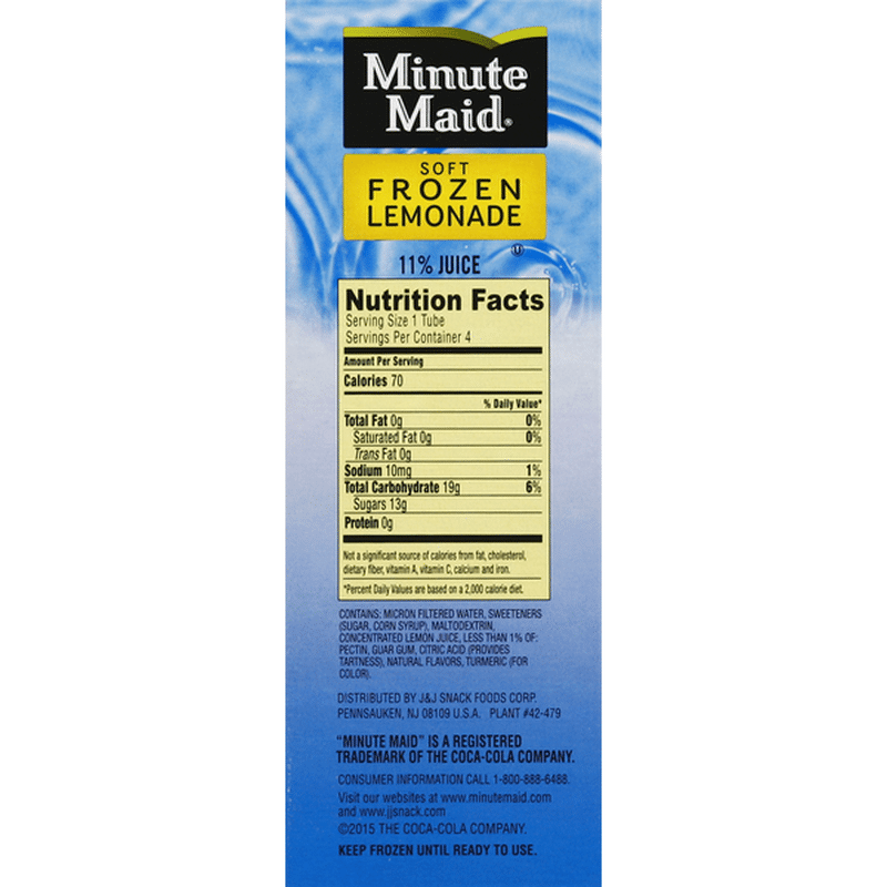 Minute Maid Frozen Lemonade, Soft, Lemonade/Raspberry Lemonade, Squeeze ...