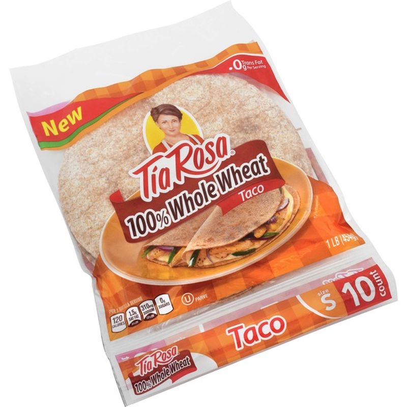 Tia Rosa 100 Whole Wheat Taco Tortillas (16 oz) - Instacart