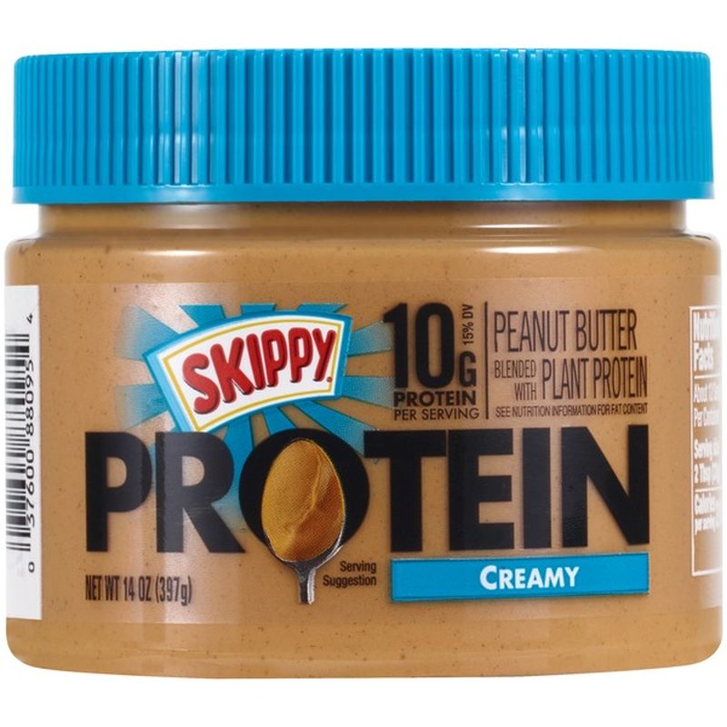SKIPPY Protein Creamy Peanut Butter (14 oz) - Instacart