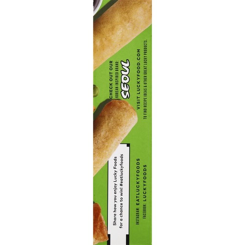 Lucky Foods Spring Rolls, Veggie (4 each) - Instacart