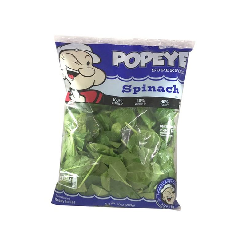 Popeye Spinach (10 oz bag) - Instacart