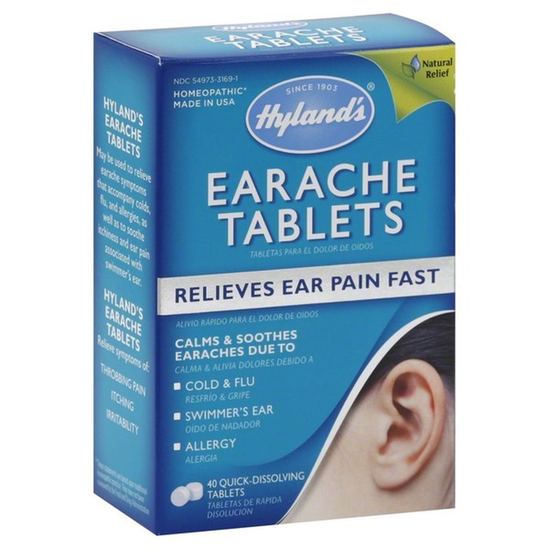 Hyland's Earache, Tablets (40 each) - Instacart