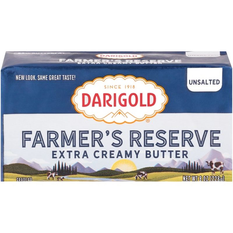 Darigold Farmer's Reserve Unsalted Extra Creamy Butter (8 oz) - Instacart