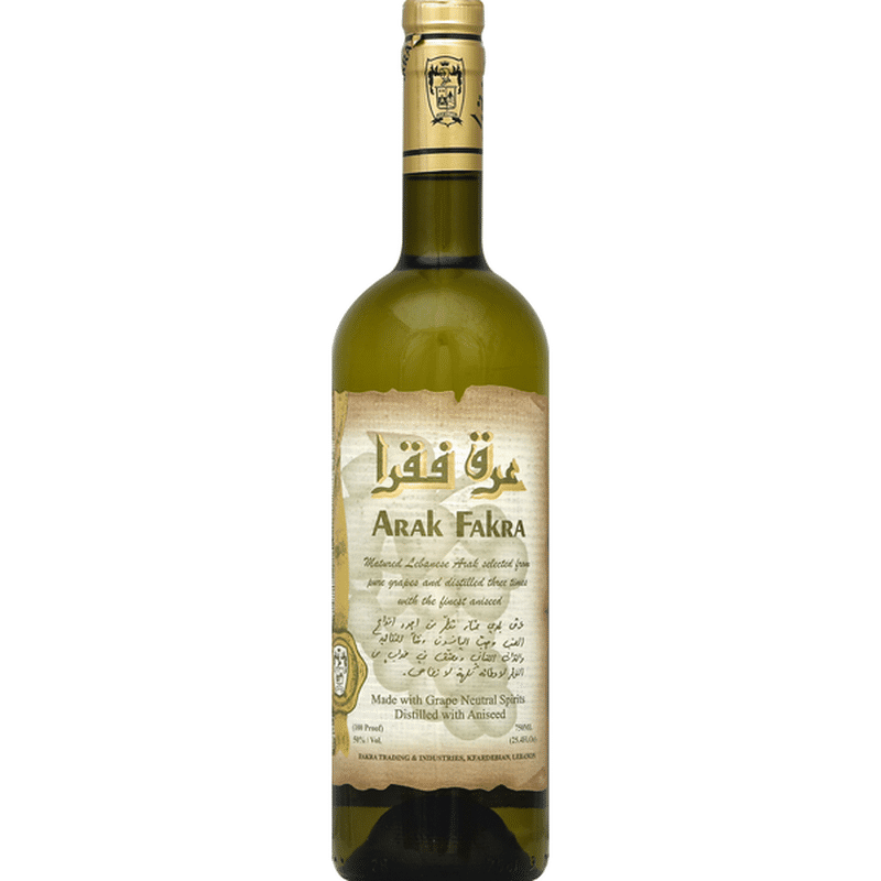 Arak Fakra Arak, Lebanese (25.4 oz) - Instacart