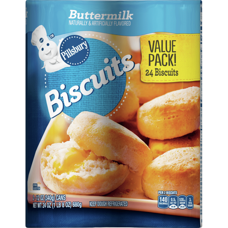 Pillsbury Buttermilk Biscuits (12 oz) - Instacart