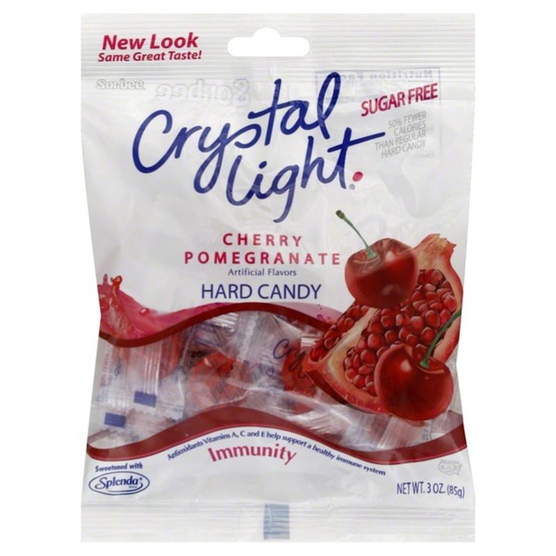 Crystal Light Hard Candy, Sugar Free, Cherry Pomegranate (3 oz) - Instacart