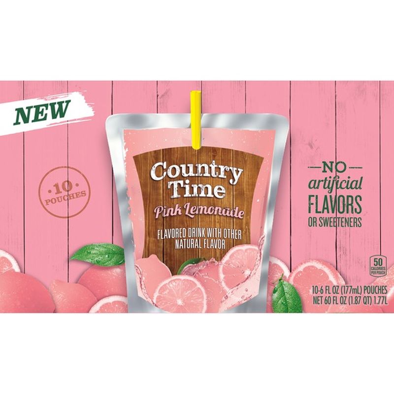 Country Time Pink Lemonade Flavored Drink 6 Fl Oz Instacart