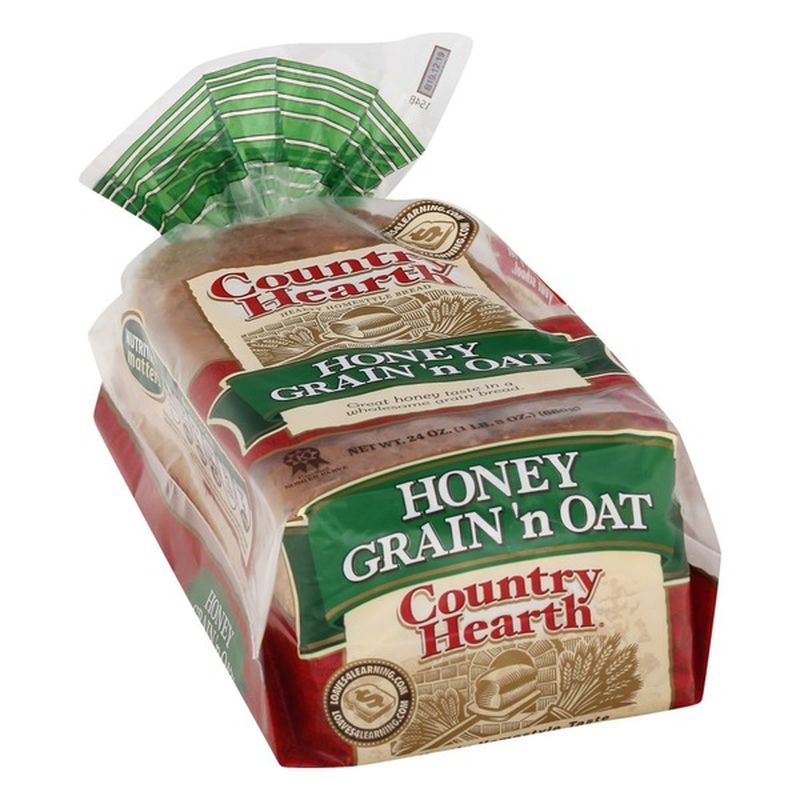 Country Hearth Bread, Honey Grain 'N Oat (24 oz) - Instacart