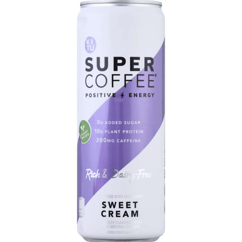 Super Coffee Enhanced Coffee Beverage, Sweet Cream (11 oz) - Instacart