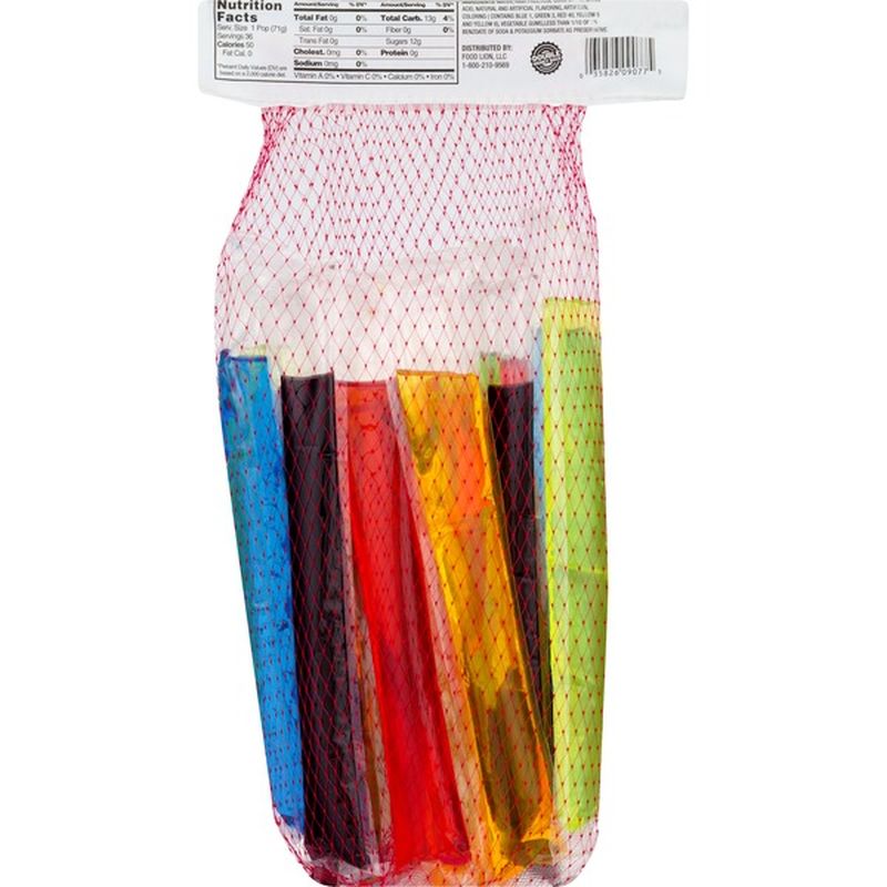 Food Lion Freeze Pops, Assorted Flavors, Family Pack (36 each) - Instacart