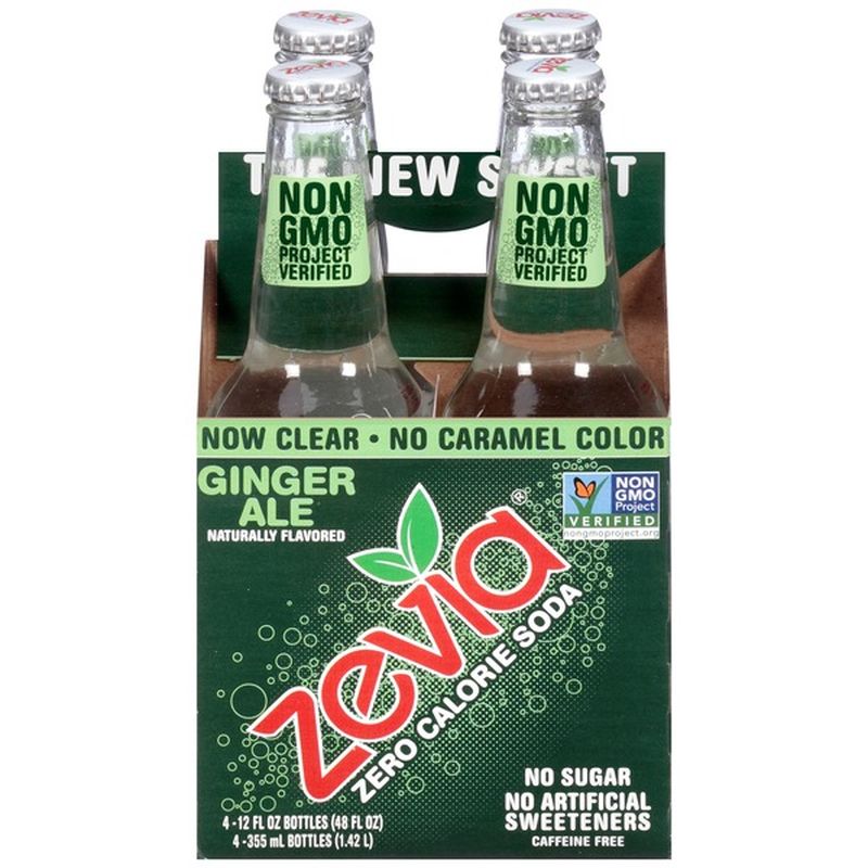 Zevia Zero Calorie Ginger Ale Soda (12 fl oz) Delivery or Pickup Near ...