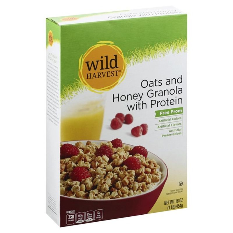 Wild Harvest Granola, Oats and Honey, with Protein (16 oz) - Instacart
