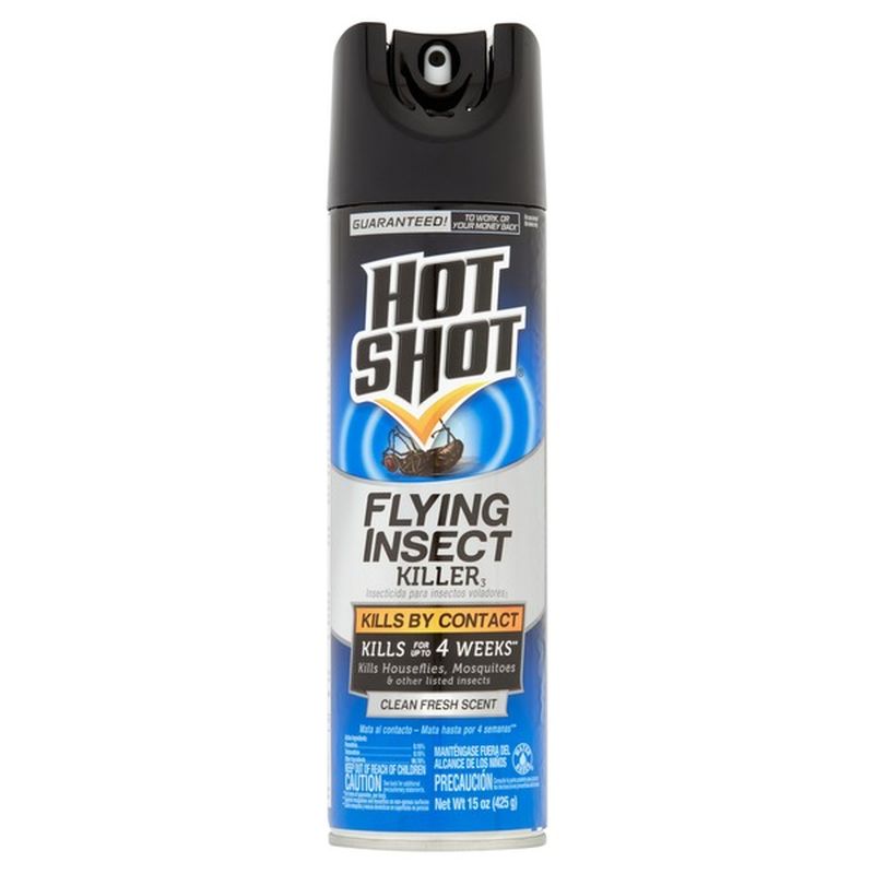 Hot Shot Flying Insect Killer 3, Clean Fresh Scent (15 oz) - Instacart