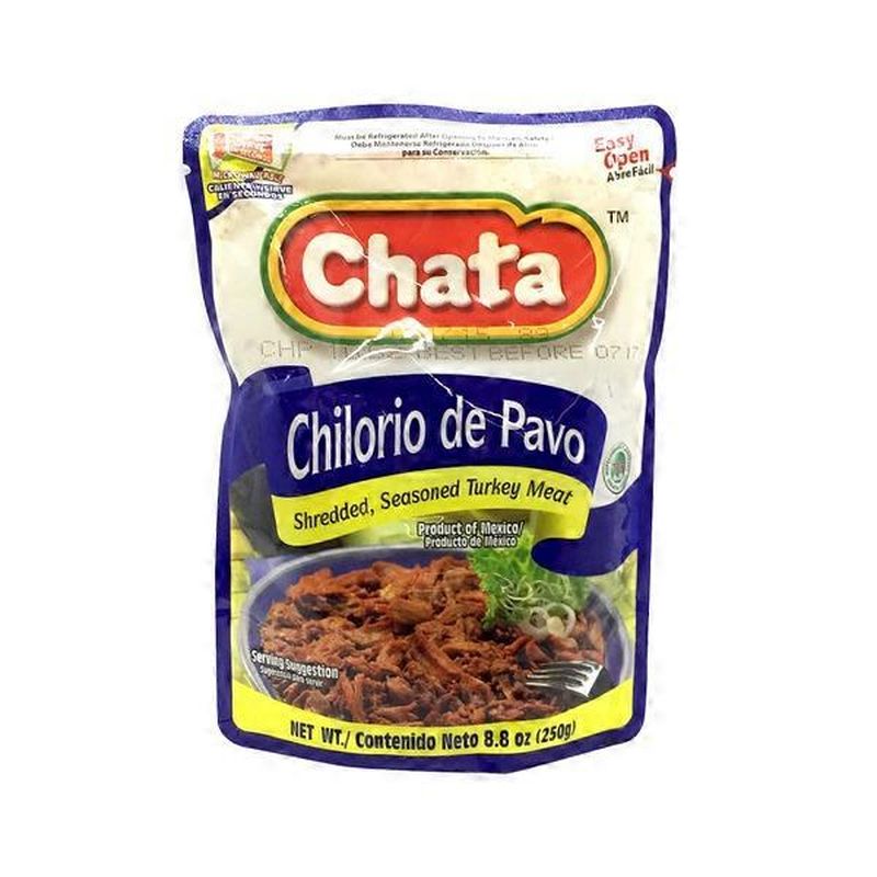 Chata Chilorio De Pavo Shredded, Seasoned Turkey Thigh Meat (8.8 oz ...