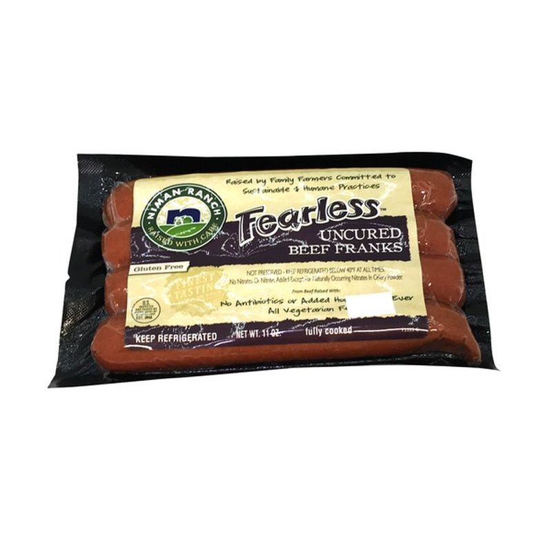 Niman Ranch Beef Franks, Uncured (11 oz) - Instacart
