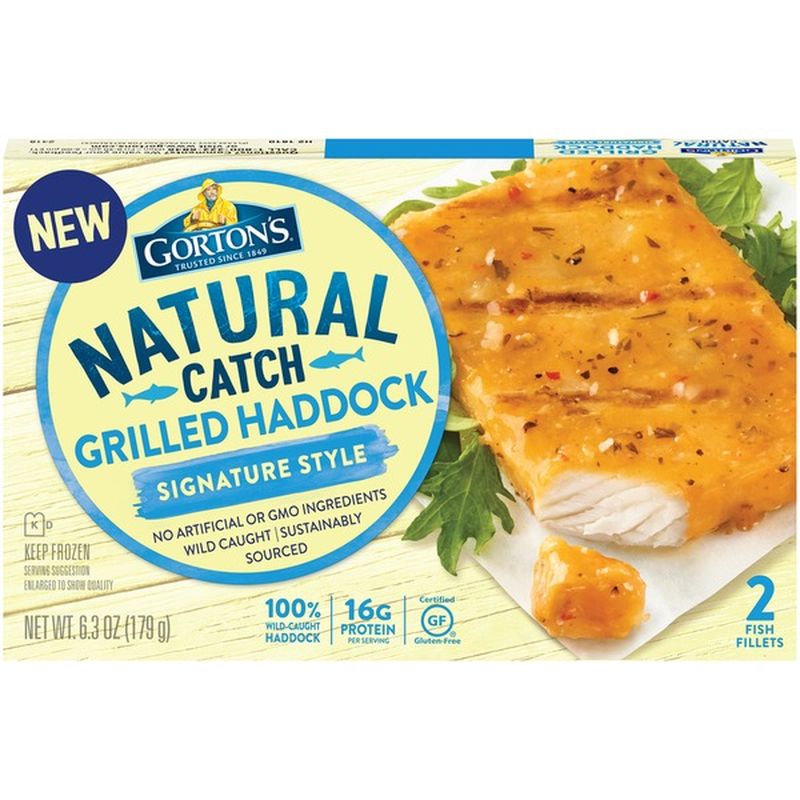 Gorton's Signature Style Natural Catch Grilled Haddock Fillets (6.3 oz ...