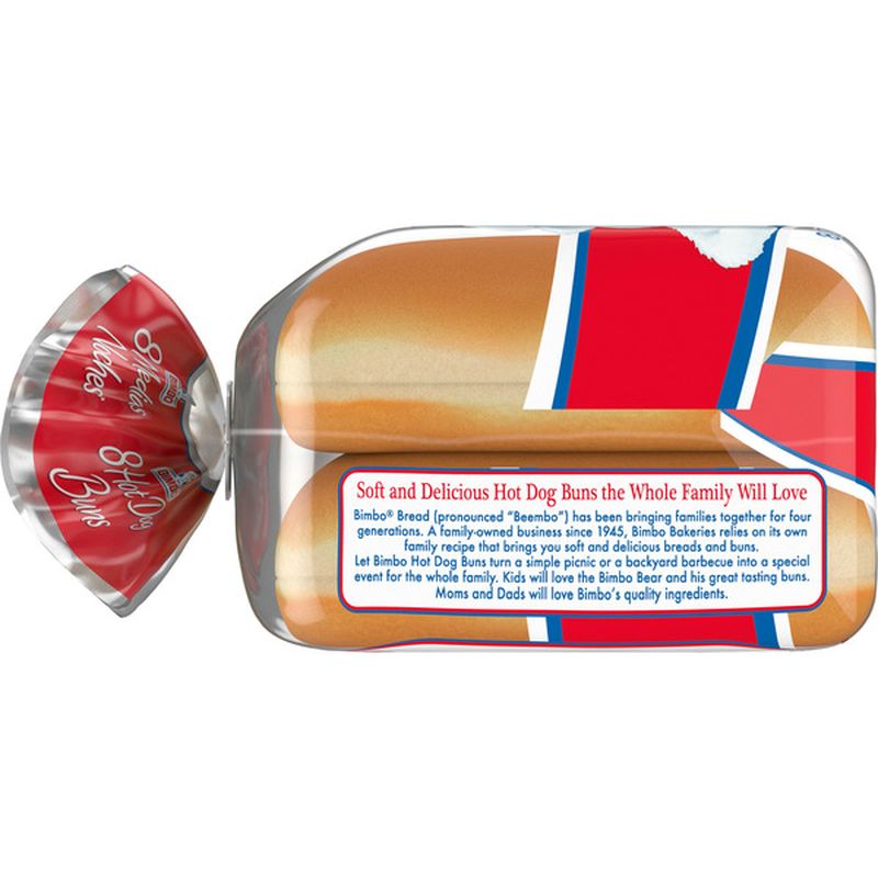 Bimbo Hot Dog Buns (8 ct) Delivery or Pickup Near Me - Instacart