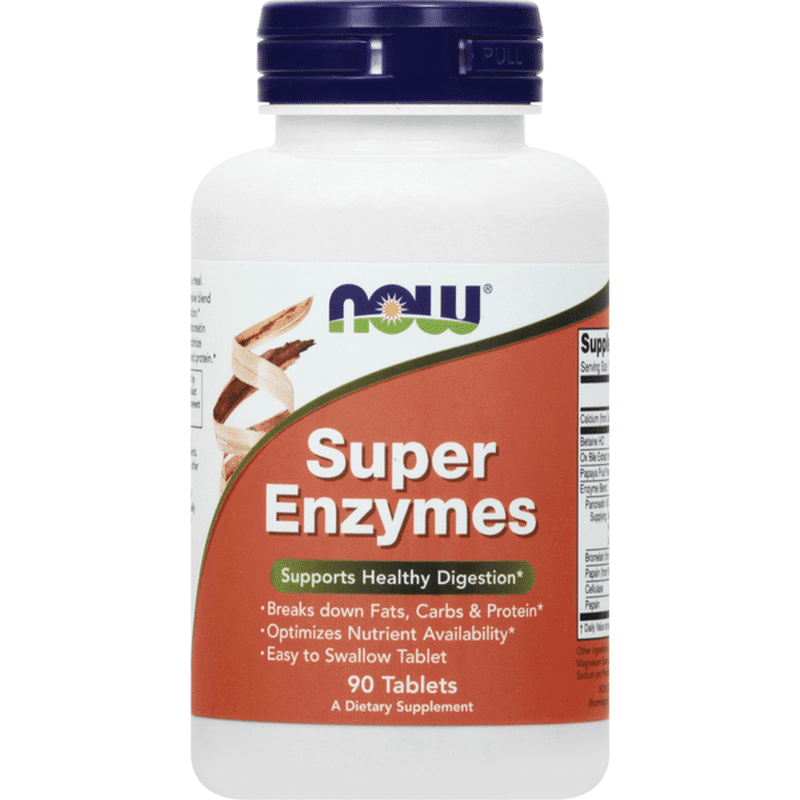 Now Super Enzymes, Tablets (90 each) - Instacart