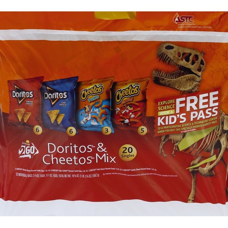Frito Lay's Doritos® & Cheetos® Mix Variety Pack (3.5 oz) - Instacart