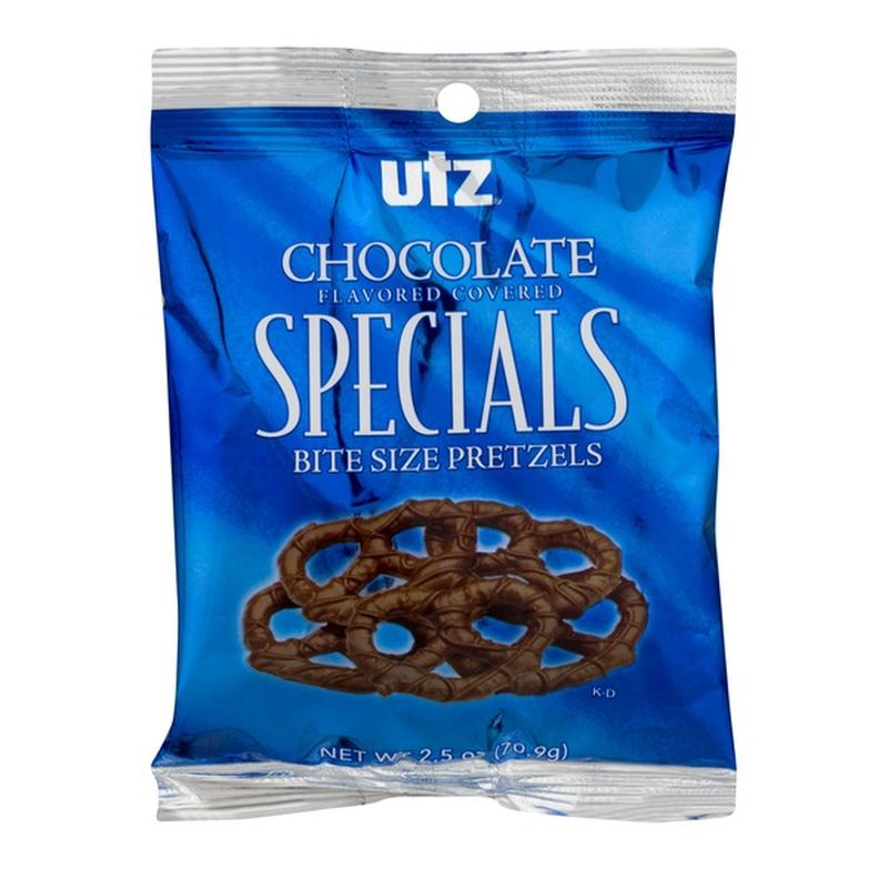 Utz Specials Chocolate Flavored Covered Bite Size Pretzels (2.5 oz ...