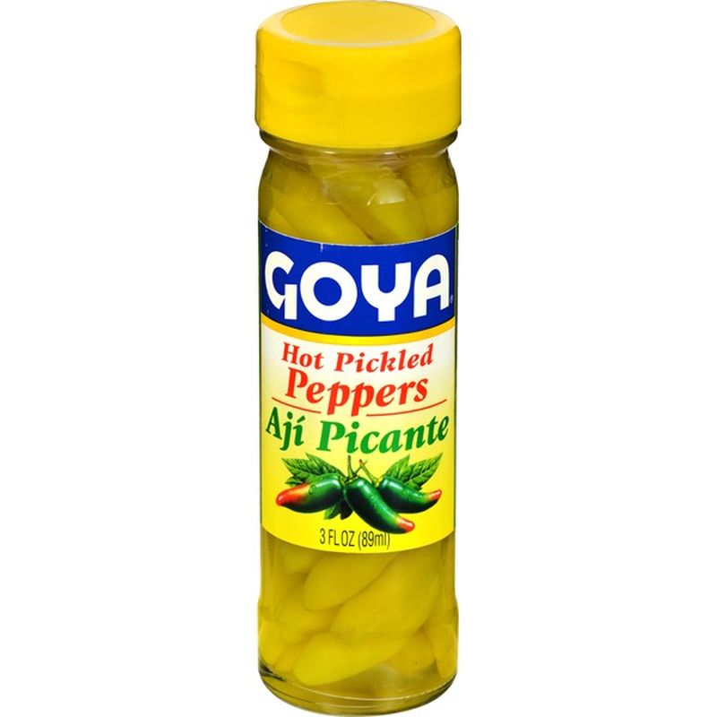 Goya Hot Pickled Yellow Peppers (3 oz) - Instacart